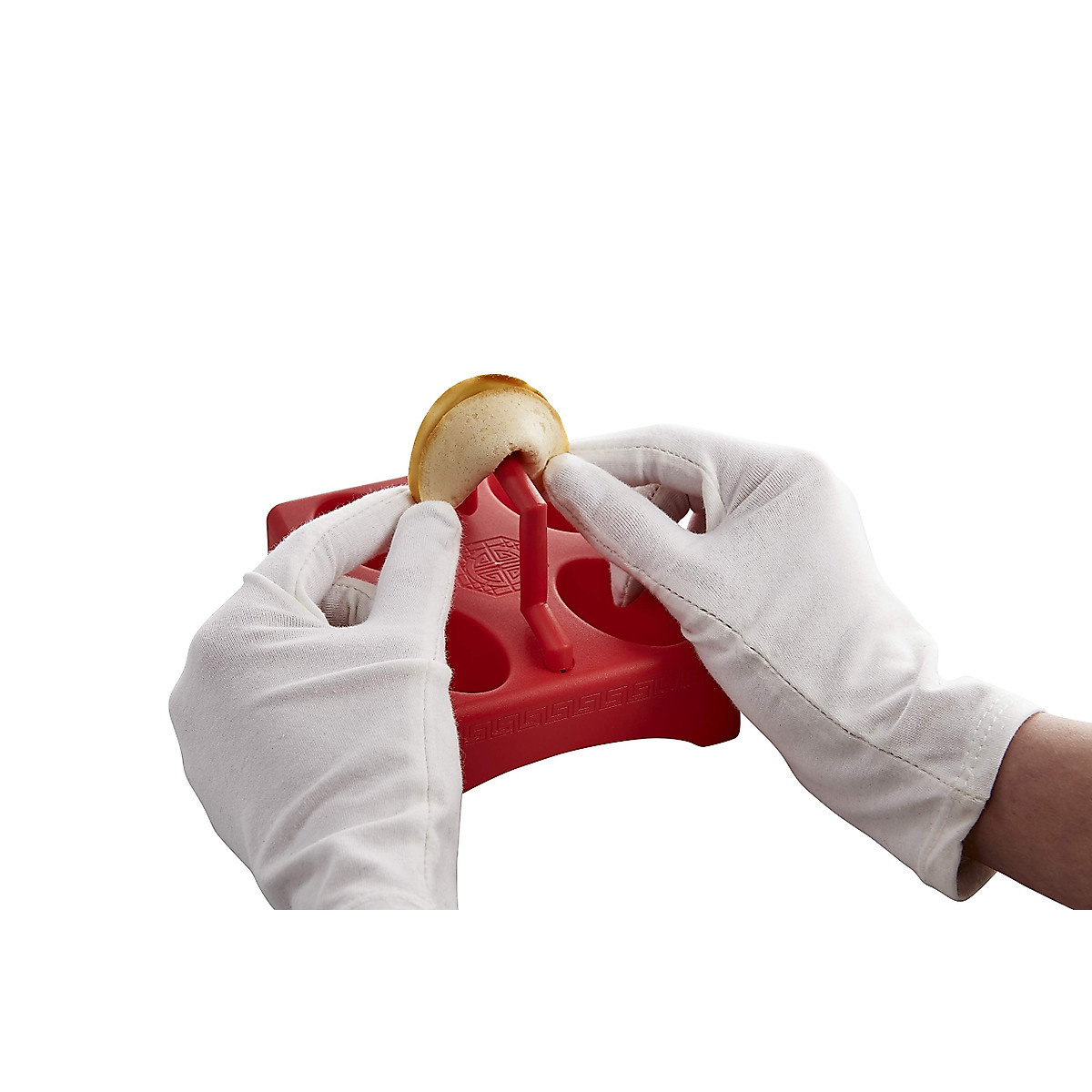 Helen's Asian Kitchen Fortune Cookie Making Kit, 4-Piece Set, Red