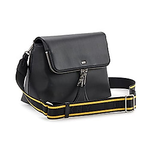 DKNY Pandora Crossbody, Black/Silver