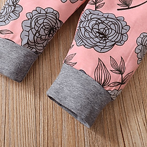 Yvowming Newborn Baby Girl Clothes Infant Baby Ruffle Romper +Pants + Headband Toddler Girl Outfits Set