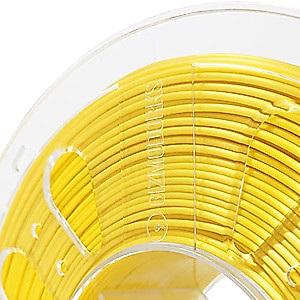 Gizmo Dorks Silk PLA 3D Printer Filament 3mm (2.85mm) 1kg, High Gloss Yellow Gold