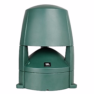 JBL Professional Control 88M Wired, Two-Way Coaxial, Mushroom Style Outdoor, Landscape, Architectural, Waterproof Speaker, 8-Inch, 360 Degree Sound. Sold Individually. Green