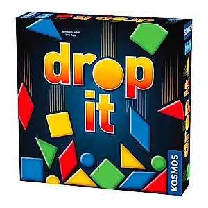 Thames & Kosmos Drop It | Super Fun Family Strategy Game | Parents' Choice Silver Award Winner, Multi-Color Small