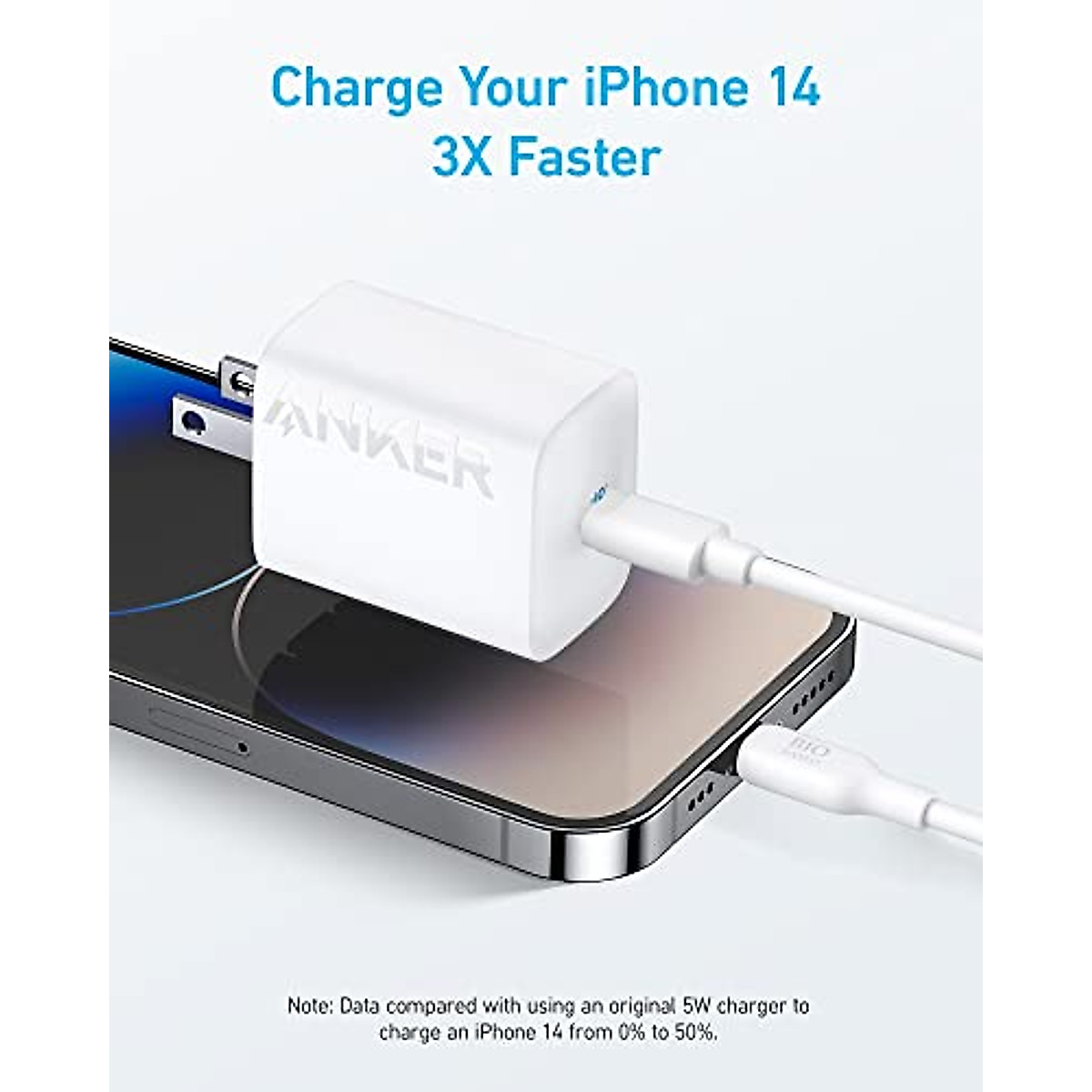 Anker 2-Pack 30W USB-C Foldable Fast Charger for iPhone, Samsung, MacBook Air, iPad Pro, Pixelbook, and More (Cables Not Included)