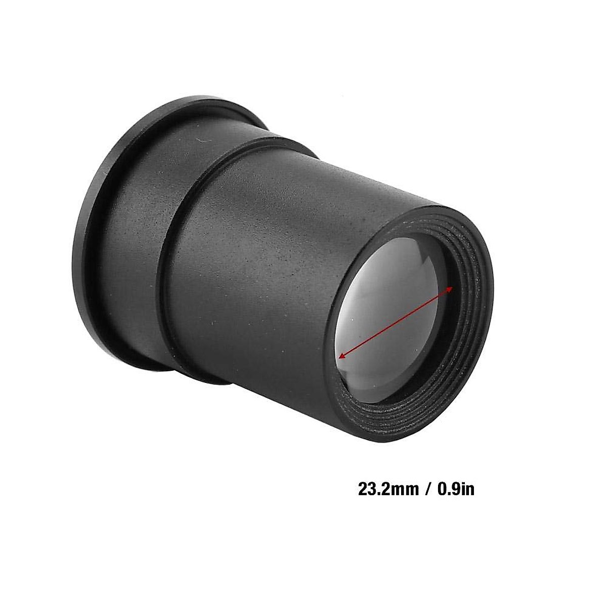 Eyepiece Ocular Lens 10X Microscope Eyepiece Professional Clear Field Widefield for Microscope Telescopes for Lab with Diameter 23.2mm 0.9inch