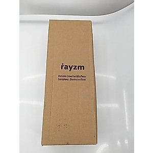 Rayzm Alto/Tenor Saxophone Stand with Detachable Flute/Clarinet Holder, Adjustable Portable Stand for Alto Saxophone, Tenor Saxophone, Clarinet & Flute. Folding Legs, Easy to Assemble and Disassemble.