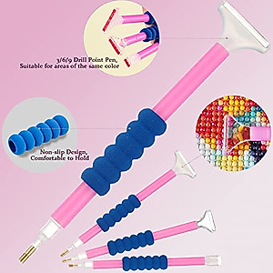 Douorgan Diamond Painting Storage Containers 60 Slots Diamond Painting Accessories and Tools Portable Diamond Painting Organizer Shockproof Diamond Art Storage Case Jewelry Beads Storage Box