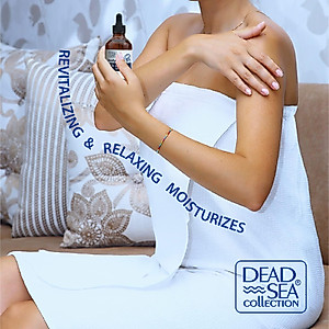Dead Sea Collection Body Oil Collagen - Anti-Aging, Skin Elasticity, Vitamin E Moisturizing Oil for Dry Skin & Face -Revitalizing & Nourishing 4 Fl. Oz