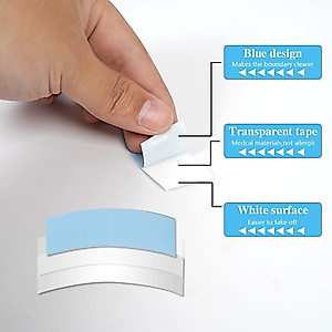 piaou Lace Wig Tape Double Sided Strong Adhesive Wig Tape for Lace Wigs Hairpiece Hair Extensions 36pcs Blue Lace Front Tape for Wigs