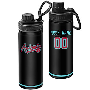 ANTKING Arizona Tumbler Travel Mug Coffee Cup Custom Name Number for Men Women Youth Gifts