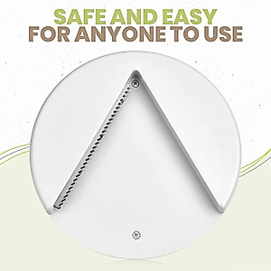 Under Cabinet Jar Opener - Undermount Lid Gripper Tool Easily Grip and Unscrew Multi-Sized Jars, Bottles and Containers - Ideal Kitchen Gadget for Weak Hands and Seniors with Arthritis