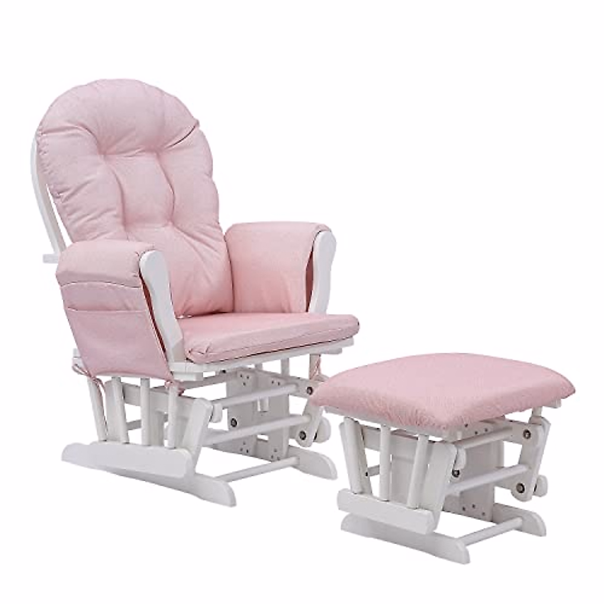 Rejoice Home Atoll Glider Rocking Chair Replacement Cushion Set - Pink Swirl One Size