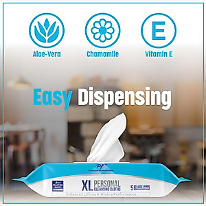 Premium Formulations HIGH Traction XL WASH Cloths - UBER Thick, Large, & Strong (56 Wipes)