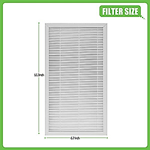 Hichoryer F1 Filter Allergen Reduction, Replacement Filter Compatible with Filtrete C01 T02 Room Air Purifier FAP-C01-F1 and FAP-T02-F1,2 Pack