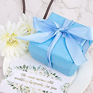 Koogel 320 Sheets Blue Tissue Paper, 14Inch Gift Wrapping Paper Bulk Thickened Craft Tissue Paper for DIY Crafts Party Holiday Gifts Box Decoration