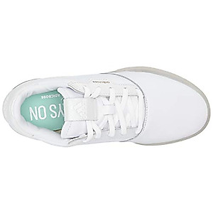 adidas womens Golf Shoe, White/White/Clear Mint, 7.5 US
