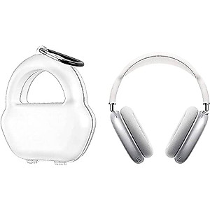 SaharaCase Travel Carry Case for Apple AirPods Max [Shockproof Bumper] Rugged Protection Anti-Slip Grip (Matte White)