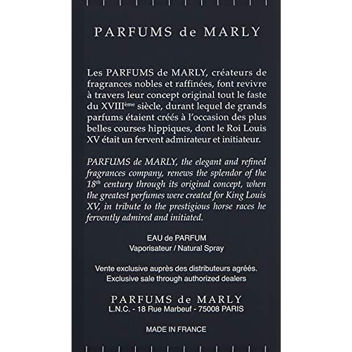 PARFUMS de MARLY - Layton - 2.5 Fl Oz - Eau De Parfum for Men - Top Notes Apple, Bergamot, Lavender - Heart Notes Jasmine, Violet, Geranium - Base Notes Vanilla, Pepper, Guiac Wood, Pacychoouli - 75ml