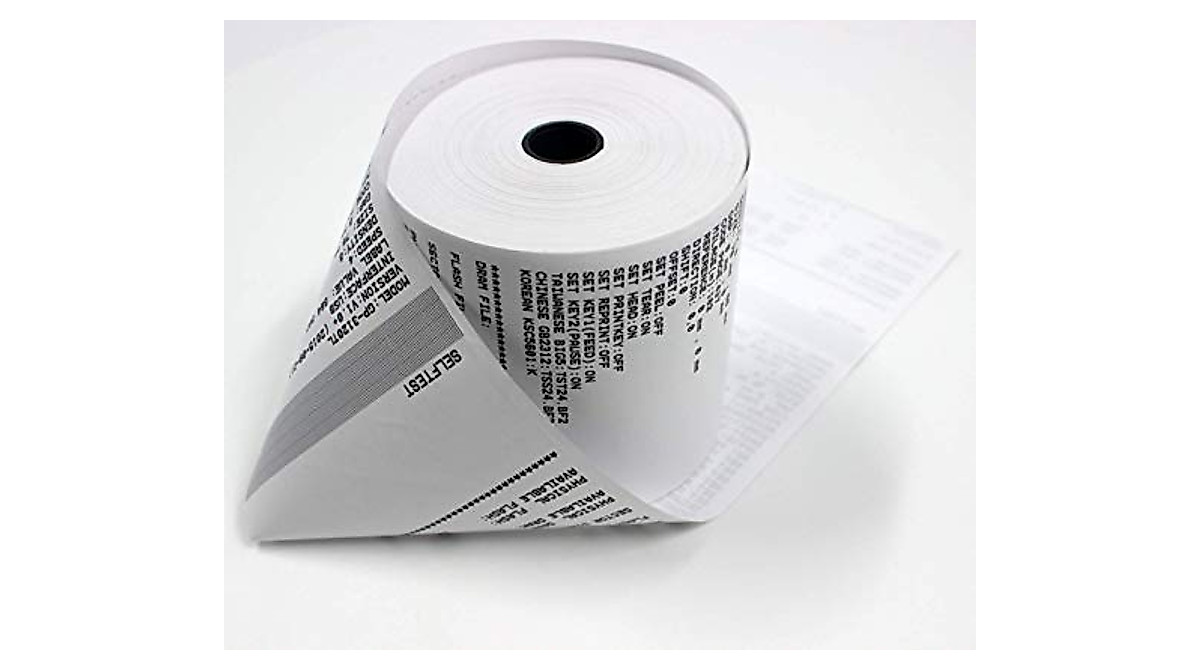Clover Thermal Receipt Paper - 50 Rolls, 50 GSM