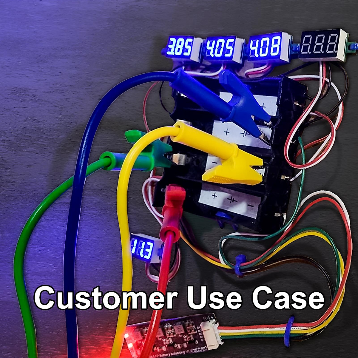 Goupchn 5PCS Alligator Clips Test Leads Dual Ended Crocodile Wire Cable with Insulators Clips Test Flexible Copper Cable for Electrical Testing 3.3ft/1m