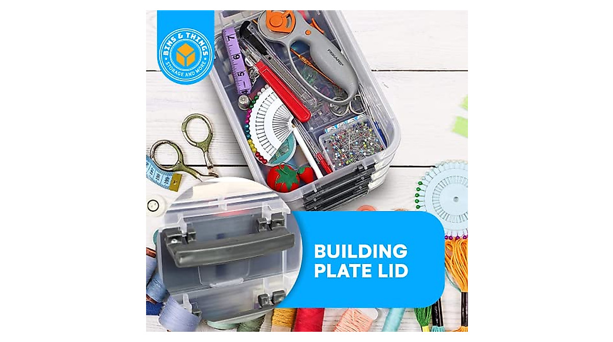 Stackable Craft Storage Container with Trays | Bins & Things