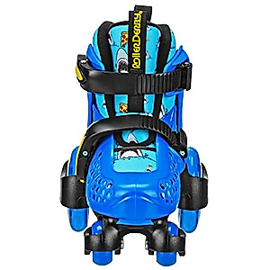 Roller Derby Fun Roll Adjustable Roller Skates for Beginners, Boys & Girls Small (7-11)