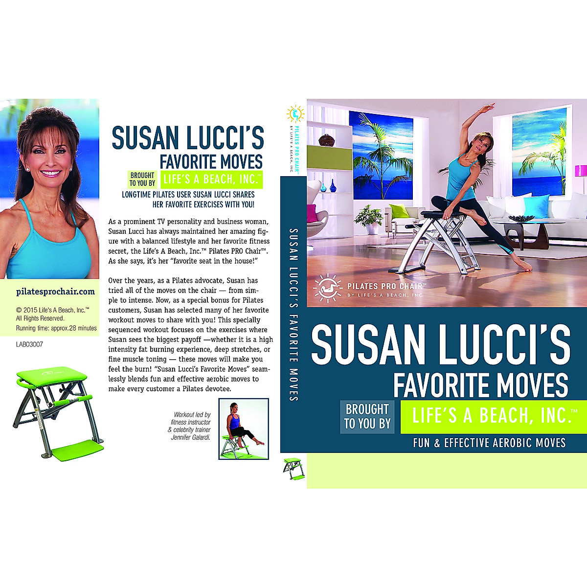 Life's A Beach Pilates PRO Chair 4 DVD Set