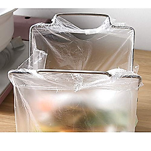 Desktop Trash Bag Holder,Small Garbage Bag Rack,Home Kitchen Countertop Folding Trash Bag Bracket Organizer Dishcloth Towel Rack