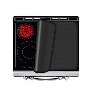 KitchenRaku Stove Top Covers, Stove Top Covers for Electric Stove, Ceramic Glass Cooktop Protector, Electric Stove Cover, Glass Top Stove Cover (BLACK12, 20.4x30.7 inch)