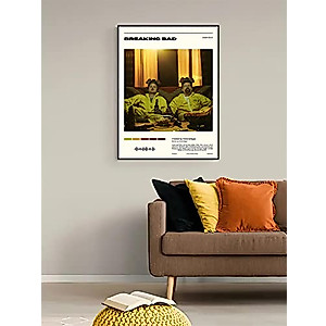 Breaking Bad Poster Movie Posters Canvas Art Picture Print Modern Family Bedroom Aesthetic Decor 12x18inch(30x45cm)