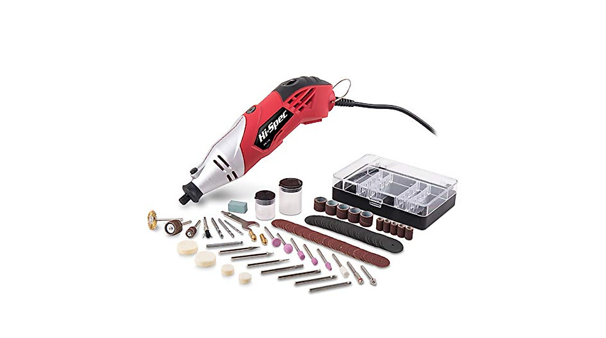Hi-Spec 160W Rotary Tool Kit with 121 Pieces
