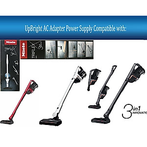UpBright 30V AC/DC Adapter Compatible with Miele Triflex HX1 11423870 11423880 Pro 11423920 11423660 Cat Dog 11423900 11423650 SMUL0 25.2V Li-ion Battery Stick Vacuum 11015490 LG01/03 29.38V Charger