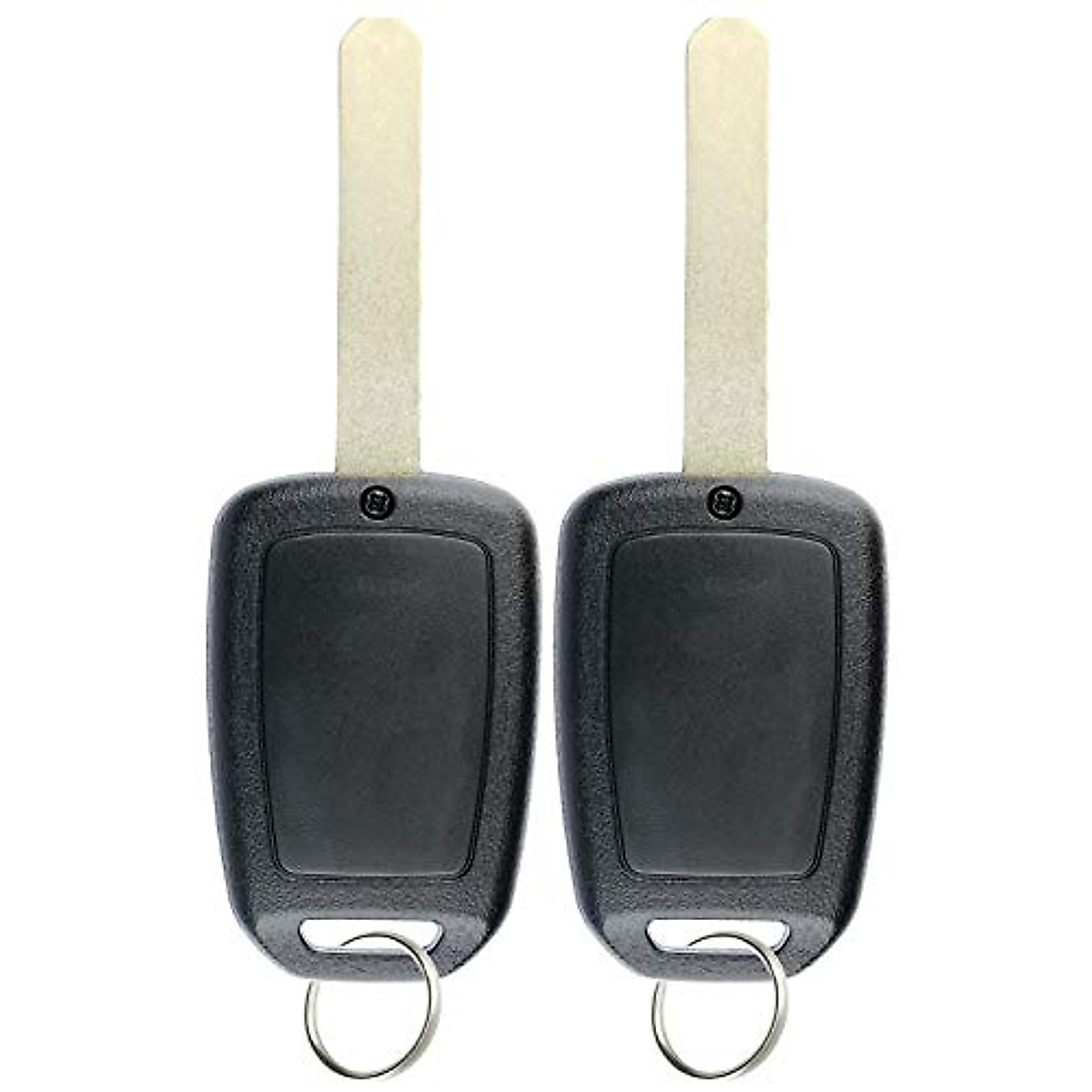KeylessOption Keyless Entry Remote Fob Uncut Car Key for Honda Accord 16-17 Civic 16-19 (Pack of 2)