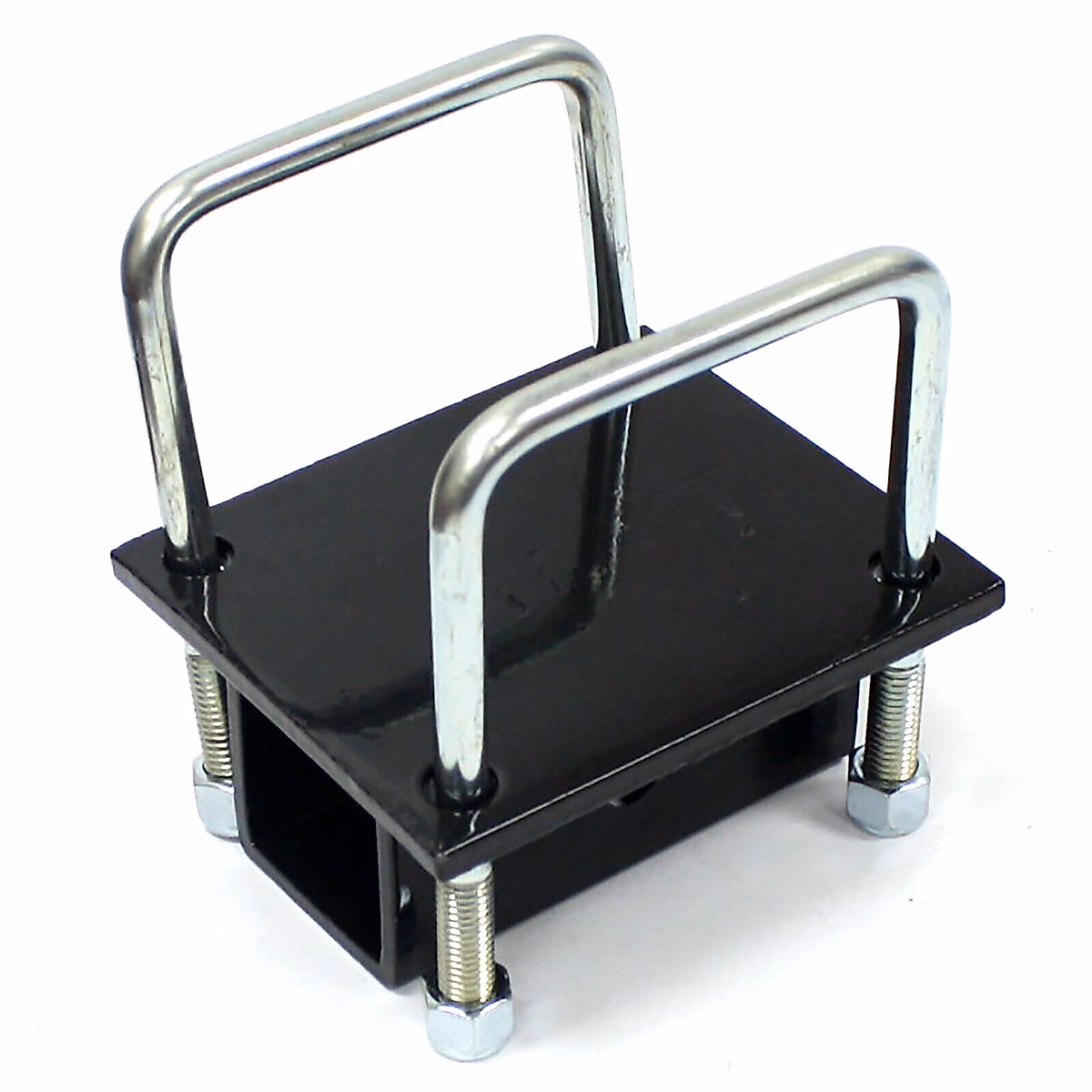 RV Bumper Bike Cargo Carrier 2" Hitch Receiver Adapter Rear Mount 4" Square Bump