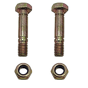 2Pack Shear Pins Bolts and Nuts Fits MTD Powersmart 303160355P 303160355 Snowblowers