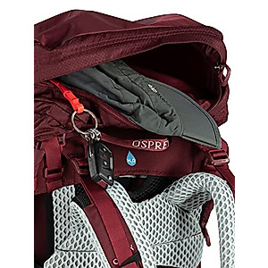 Osprey Aura AG LT 65L Women's Backpacking Backpack, Black, WXS/S