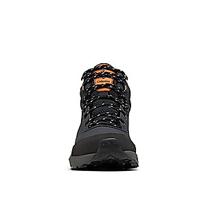 Columbia Men's Trailstorm Peak Mid Hiking Shoe, Black/Dark Grey, 10