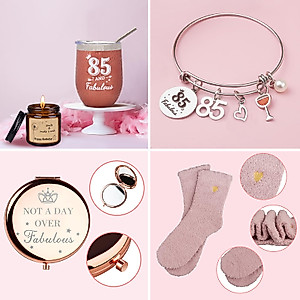 85th Birthday Gifts For Women, Insulated Tumbler Birthday Gifts Basket For 85 Year Old Woman, Unique Birthday Gift Box Ideas For Her Mom Grandma Sister Wife Best Friend Turning 85