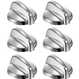 WB03T10284 Knobs Burner Control Knobs Compatible with General Electric GE Range/Stove/Oven Knob Replace for AP4346312 PS2321076 (6 Pack)