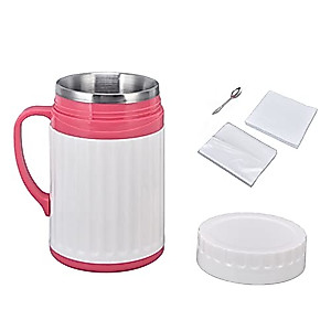 Pig Semen Collection Cup, Stainless Steel Pig Semen Thermos Cup Artificial Insemination Equipment for Livestock