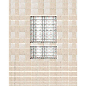 Uni-Green Bathroom Wall Niche Double Recessed Shelf 24"X16" Two Inner Shelves, Easy Install– Yellow