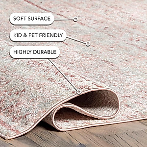 nuLOOM Hattie Transitional Moroccan Area Rug, 5x8, Pink