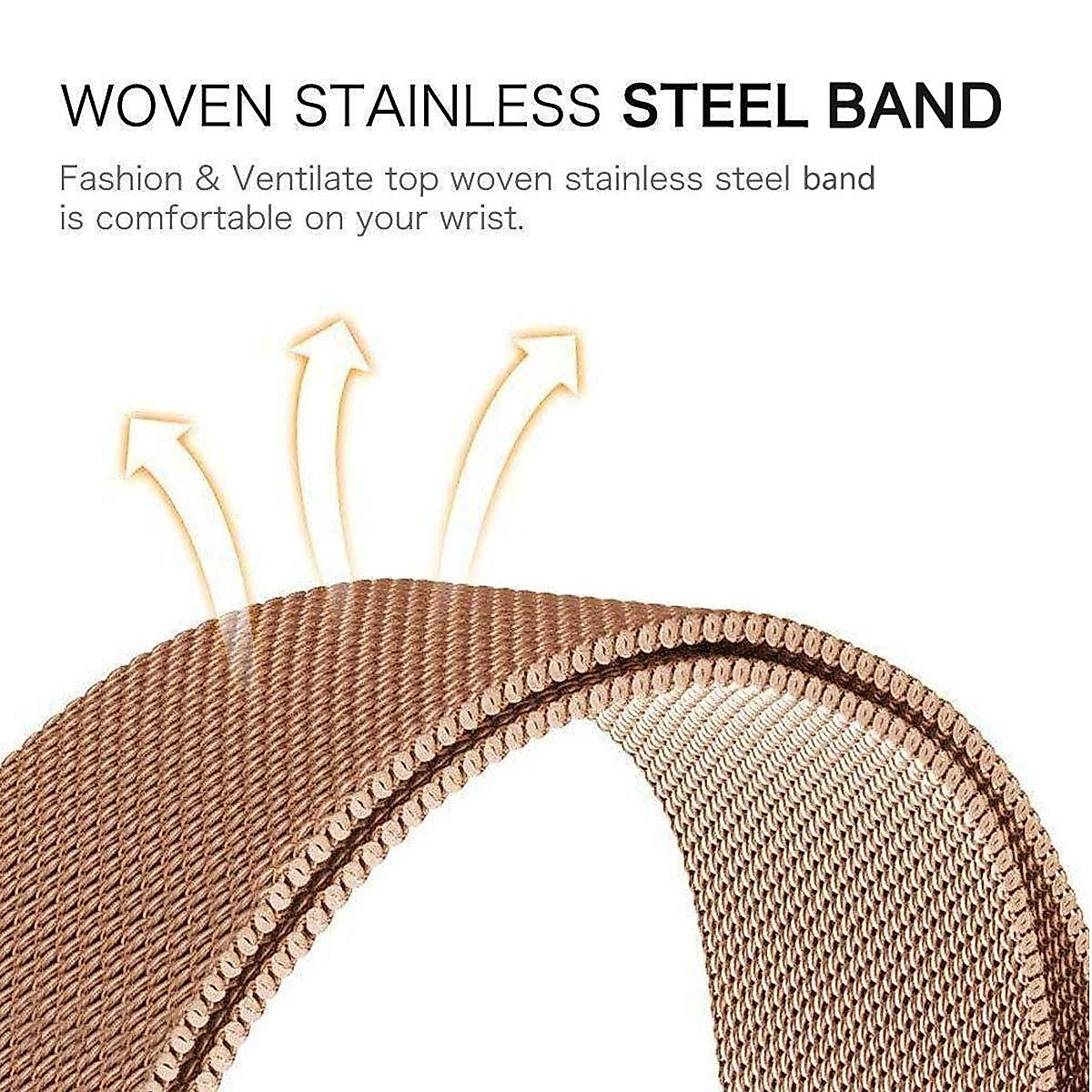 valkit Compatible Samsung Galaxy Watch 42mm/Galaxy Watch 5/4 40mm 44mm/Galaxy Watch Pro 5 45mm/Galaxy Watch 3 41mm Band, 2 Pack 20mm Stainless Steel Wristbands Men Women for Galaxy Watch Active