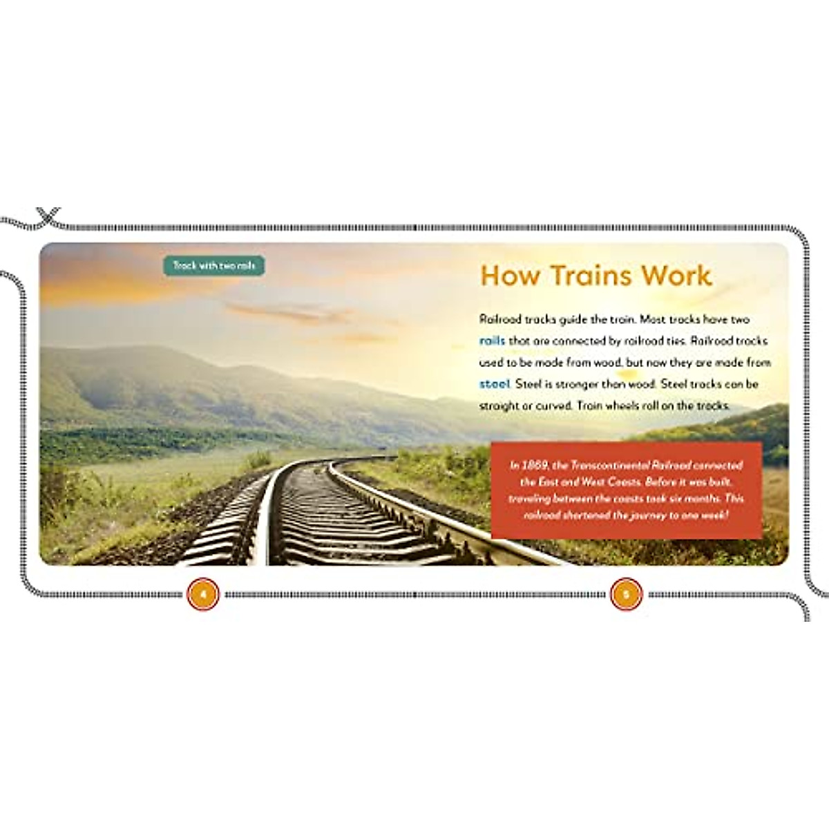 My First Book of Trains: All About Locomotives and Railcars for Kids