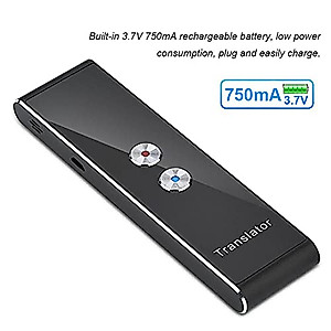 Language Translator, Translate 40 Languages Voice Translator with Intelligent Speech Recognition Technology for Learning, Travelling, Business
