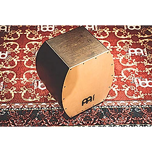 Meinl Jumbo Arch Bass Cajon Box Drum with Internal Snares - NOT MADE IN CHINA - Maple Frontplate / Hardwood Body in Vintage Wine Barrel Finish, 2-YEAR WARRANTY (SUBCAJ8VWB-M)