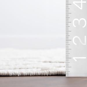 nuLOOM Annaka Trellis 5x8 Area Rug for Living Room Bedroom Dining Room, Cream