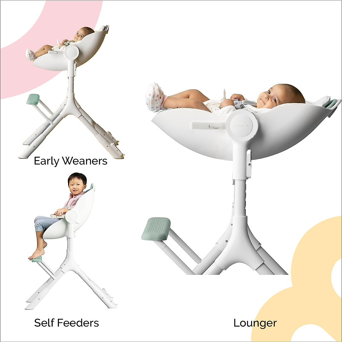 Oribel Cocoon High Chair (Slate)