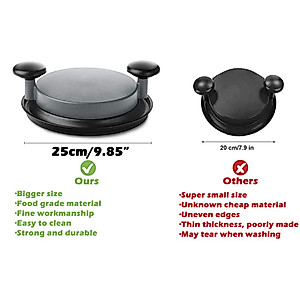 Meat Shredder for Shredding Chicken, Pork, Beef, Alternative to Bear Claws, Chicken Shredder Tool with Handles and Non Stick Base, Dishwasher Safe Easy to Use