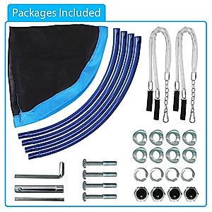 10FT Dome Climber Swing, 45 Inch Saucer Swing for Climbing Dome, 300 LBS Heavy Duty for for Tree Swing Set Backyard Indoor (Swing Only Not Included The Dome Climber)