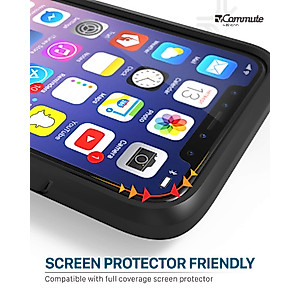 VENA iPhone XR Wallet Case, vCommute (Military Grade Drop Protection) Flip Leather Cover Card Slot Holder with Kickstand, Designed for Apple iPhone XR - Rose Gold